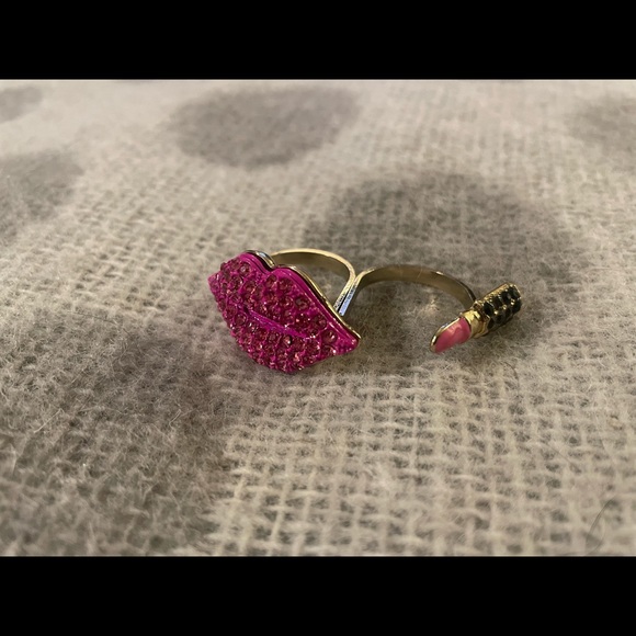 Jewelry | Pin Up Style Lips And Lipstick Ring | Poshmark